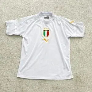 Puma | Shirts | Puma White Italy National Team Jersey With Yellow ...